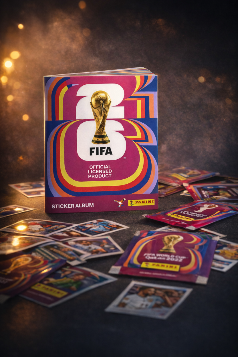 SOBRE INDIVIDUAL POSTALES ALBUM MUNDIAL PANINI 26